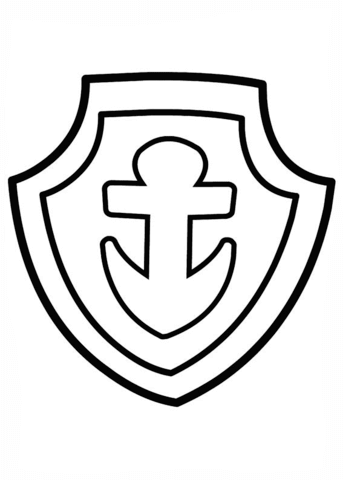 Zuma badge coloring book - Drukuj-Kolorowanki.pl